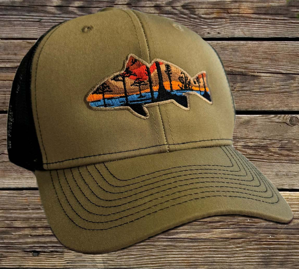Redfish Swamp - Souvenir Embroidered Extra Fine Twill Cap – Local Wearables